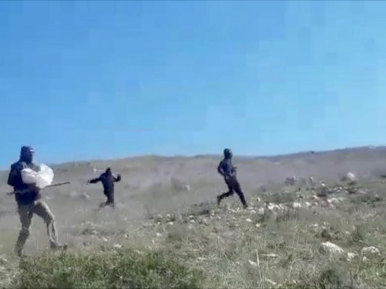 Burin, Nablus District: Settlers attack Israeli activists with stones ...