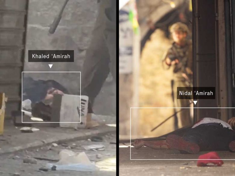 Israeli soldiers executed a Palestinian after overpowering him and ...