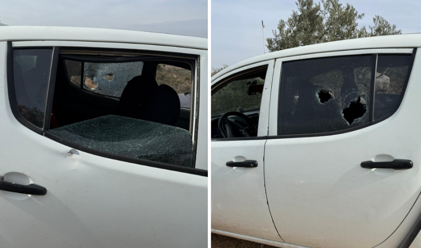 Turmasaya, Ramallah District: Settlers attacked farmers who were ...