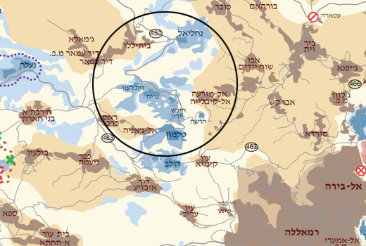 אלימות מתנחלים נגד חקלאים ורכושם בכפר ביתיללו שבאזור רמאללה | בצלם